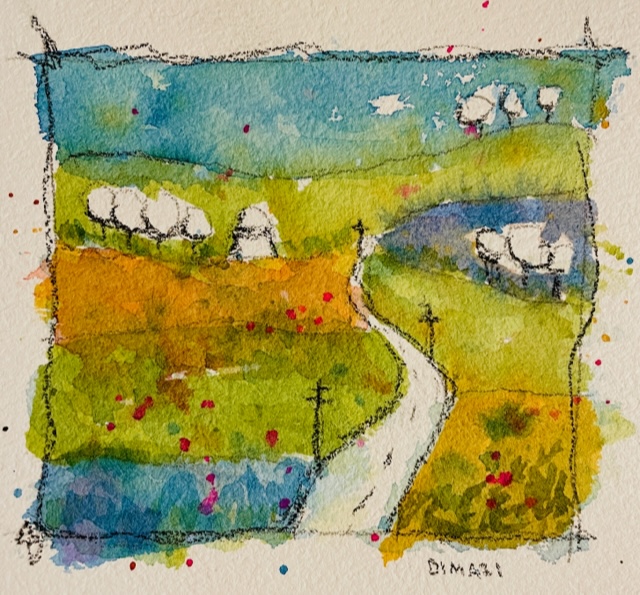 Painting Challenge: Postcard Art - Watercolor Beginners and Beyond