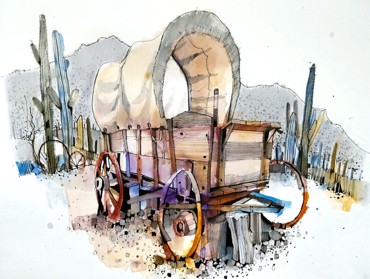 Painting Challenge: Wild West - Watercolor Beginners and Beyond