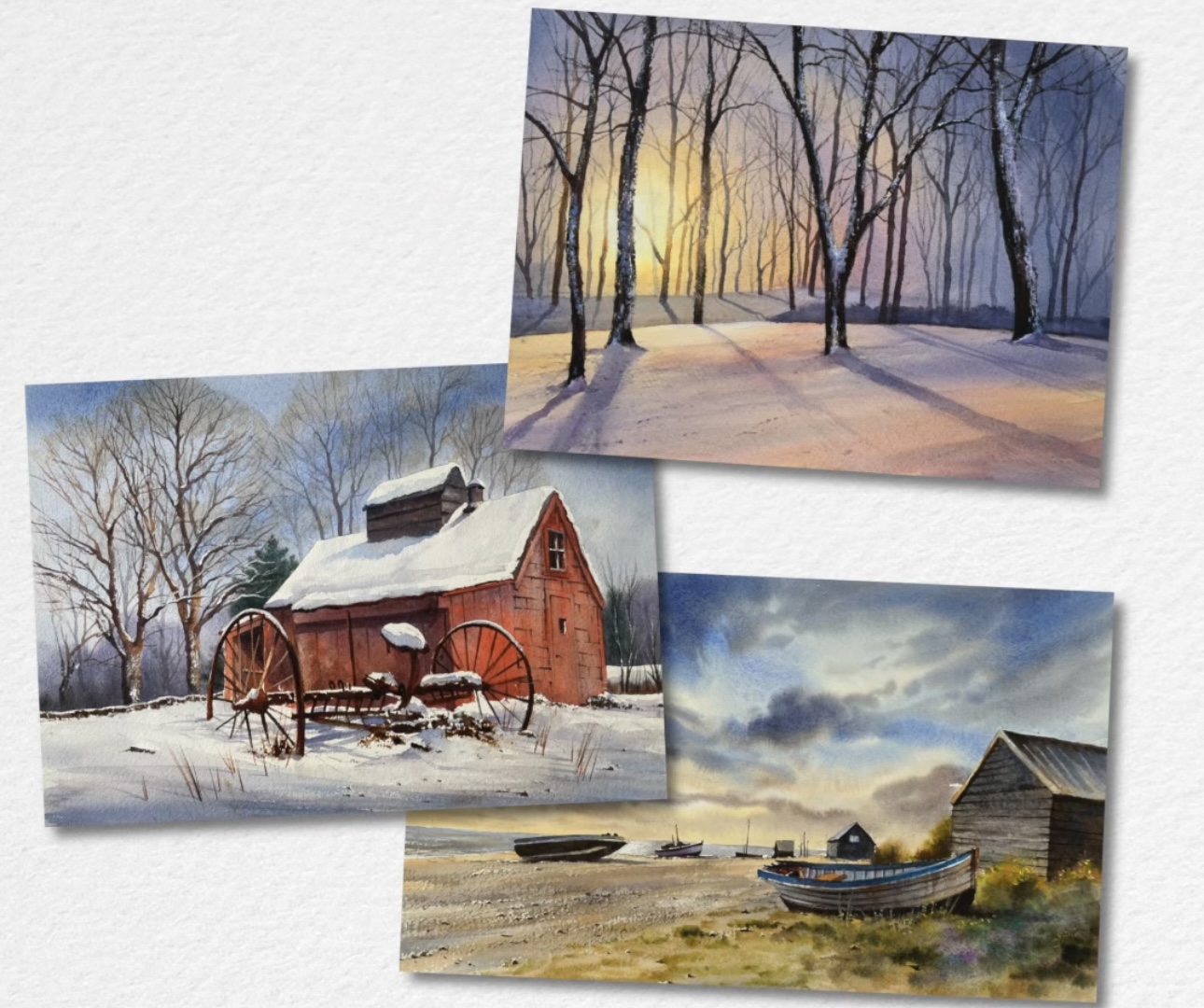 Painting Challenge: Barns - Watercolor Beginners and Beyond