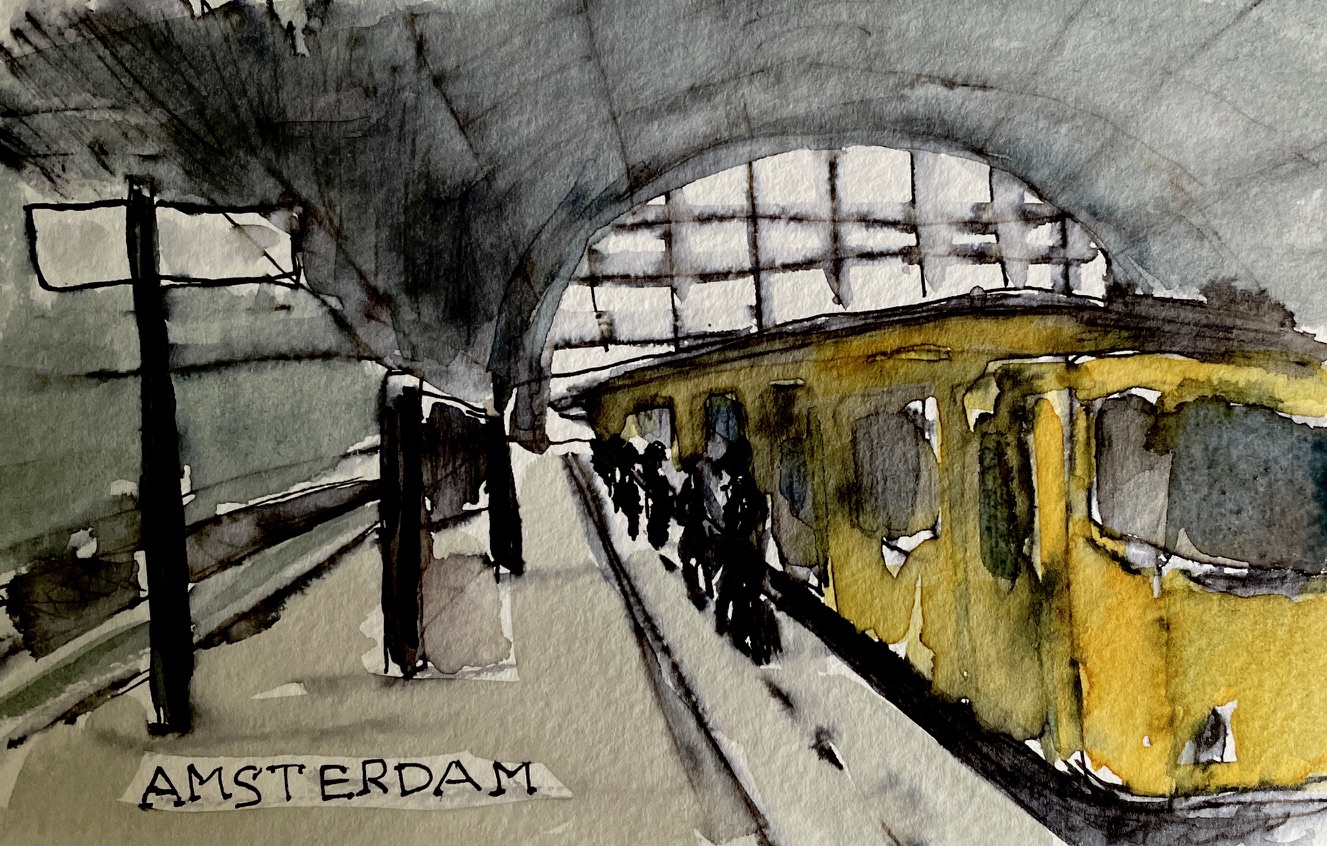 Painting Challenge: Trains - Watercolor Beginners and Beyond