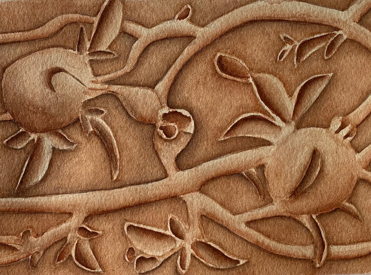 Painting Challenge: Relief Art - Watercolor Beginners and Beyond