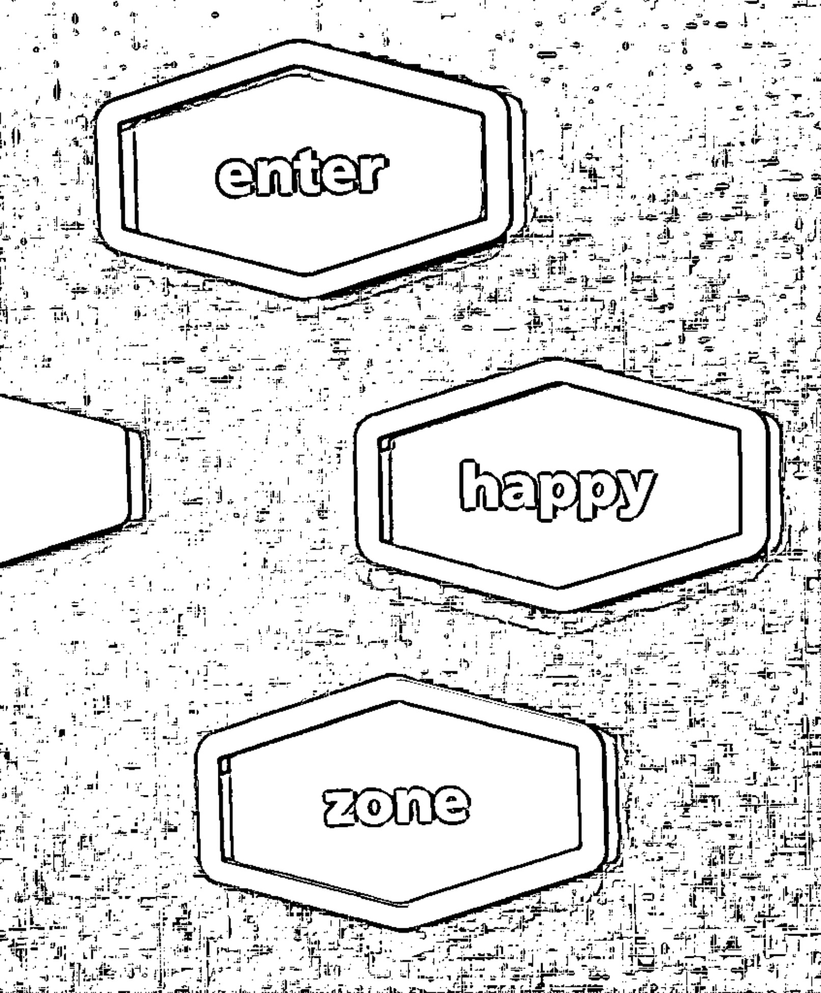 Painting Challenge: Enter Happy Zone Sign - Watercolor Beginners and Beyond