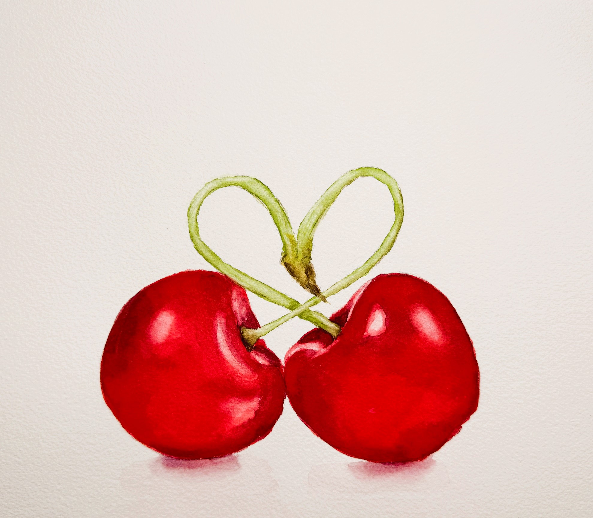 Watercolor Challenge: Cherries - Watercolor Beginners and Beyond