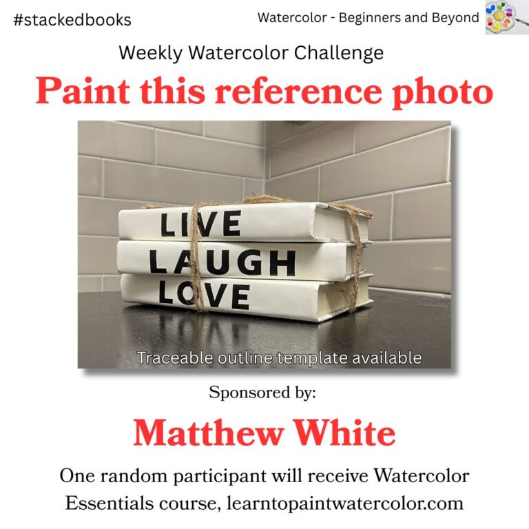 Painting Challenge: Paint the Reference Photo - Watercolor Beginners ...