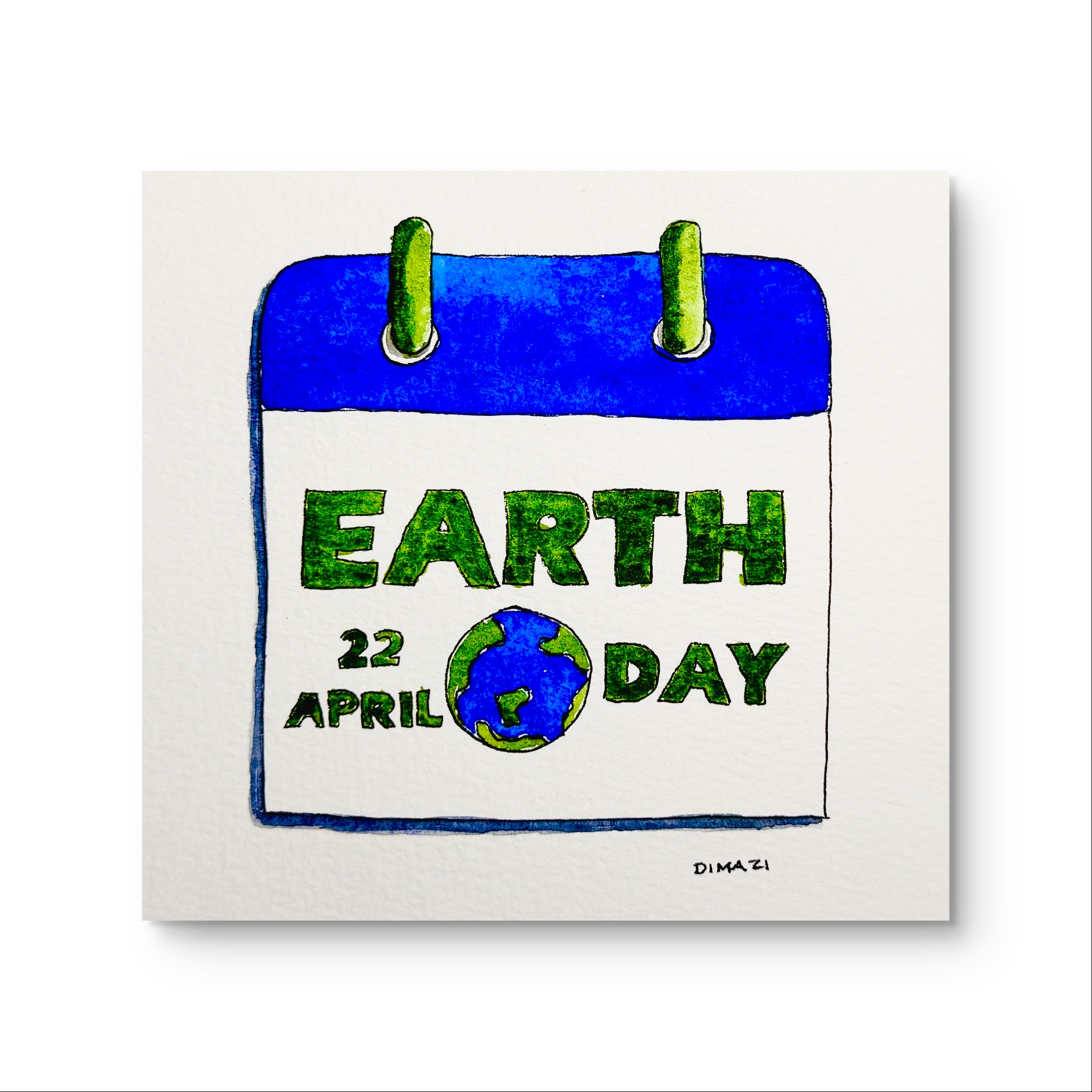 Watercolor Challenge: Earth Day 2026 - Watercolor Beginners and Beyond