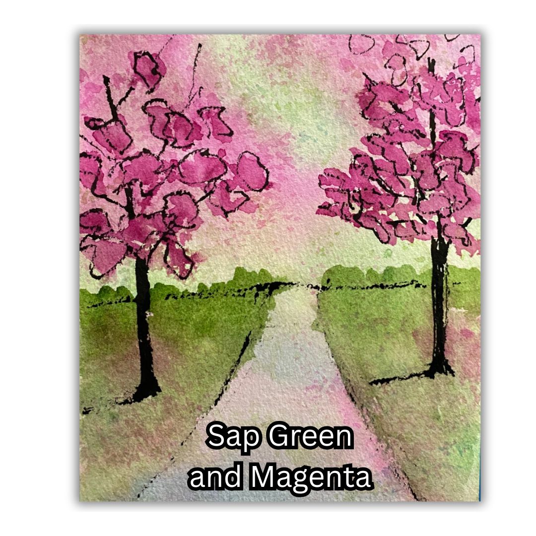 Watercolor Challenge: Any 2 Colors - Watercolor Beginners and Beyond